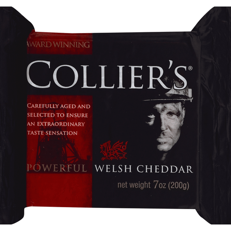Collier's Cheese, Powerful Welsh Cheddar (7 oz) Delivery or Pickup Near ...