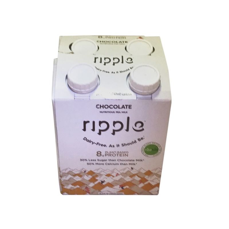 Ripple Pea Milk, Dairy-Free, Chocolate (8 oz) - Instacart