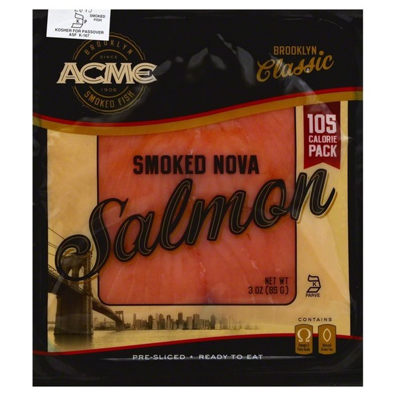 Acme Salmon, Smoked Nova (3 oz) - Instacart