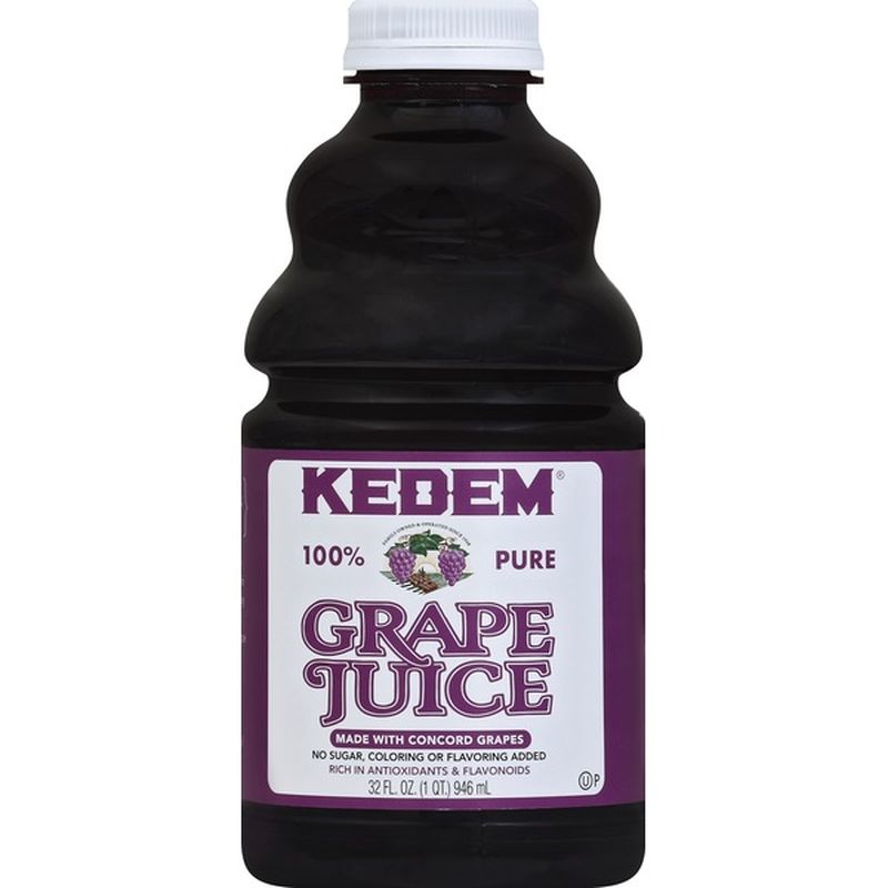 Kedem Juice, 100% Pure, Grape (32 oz) - Instacart