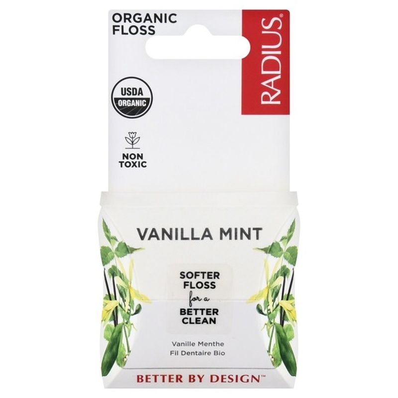 Radius Floss, Organic, Vanilla Mint (1 each) - Instacart