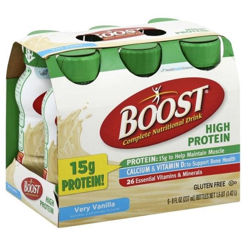 Boost HIGH PROTEIN Very Vanilla (8 fl oz) - Instacart
