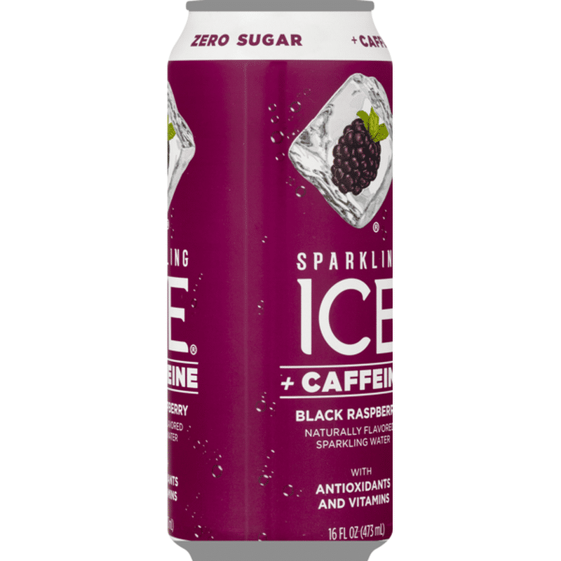 Sparkling ICE Black Raspberry Plus Caffeine Sparkling Water