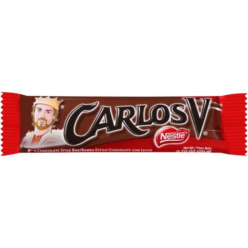 Carlos V Milk Chocolate Style Bar (20 g) - Instacart