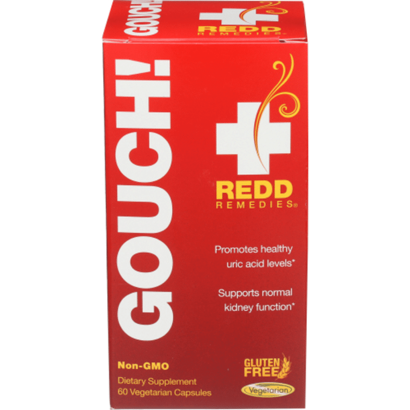 Redd Remedies Gouch! Supports Healthy Uric Acid Levels Already Within ...