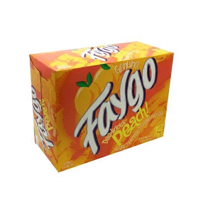 Faygo Peach Soda (12 fl oz) - Instacart