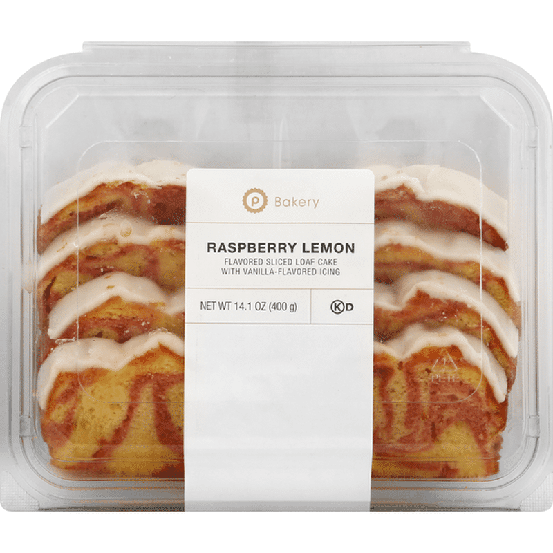 Publix Bakery Loaf Cake, Raspberry Lemon, Sliced (14.1 oz) - Instacart
