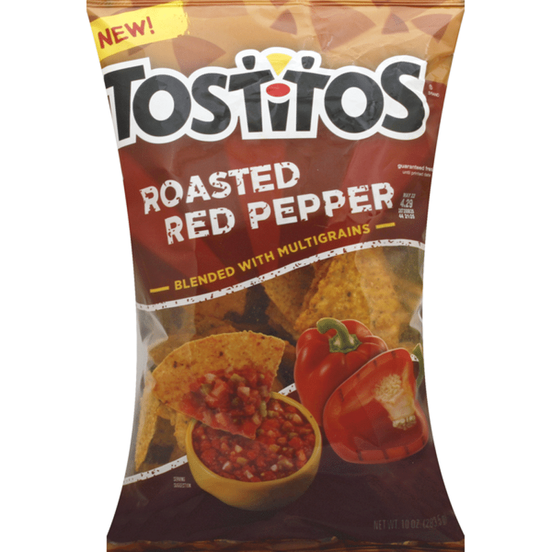 Tostitos Roasted Red Pepper Tortilla Chips (10 oz) - Instacart