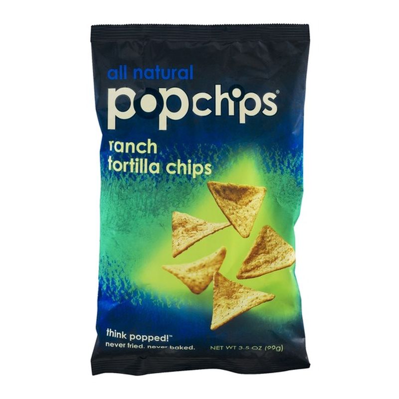 popchips Ranch Tortilla Potato Chips (3.5 oz) - Instacart