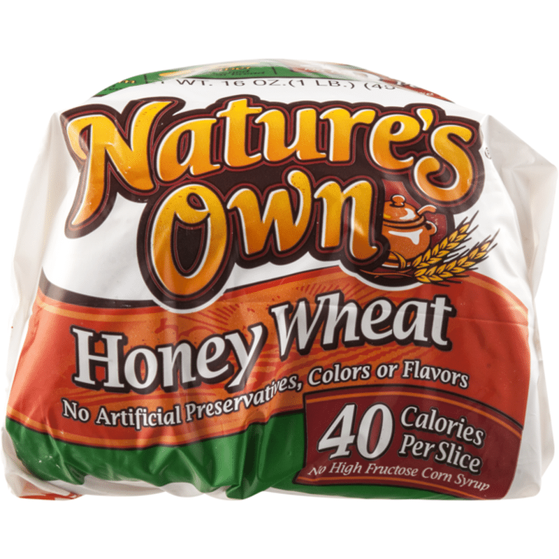 Nature's Own Life 40 Calorie Honey Wheat Enriched Bread