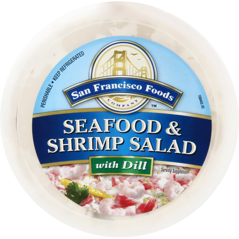San Francisco Foods Seafood & Shrimp Salad, with Dill (16 oz) - Instacart