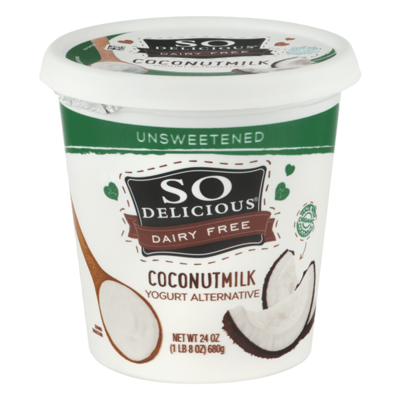 So Delicious Dairy Free Unsweetened Plain Coconutmilk Yogurt (24 oz ... So Delicious Dairy Free Unsweetened Plain Coconutmilk Yogurt (24 oz ...