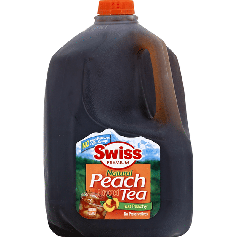 Swiss Premium Tea, Peach Flavored (1 gal) - Instacart