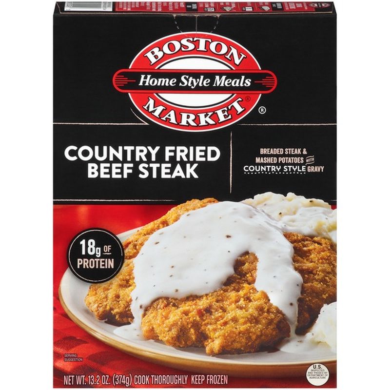 Boston Market Beef Steak, Country Fried (13.2 oz) - Instacart