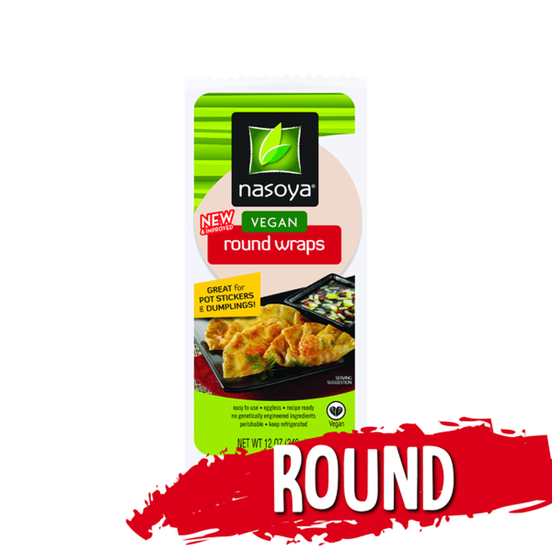 Nasoya Round Wraps, Vegan (12 oz) - Instacart