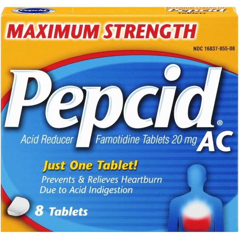 Pepcid Maximum Strength Ac Tablets (8 ct) - Instacart