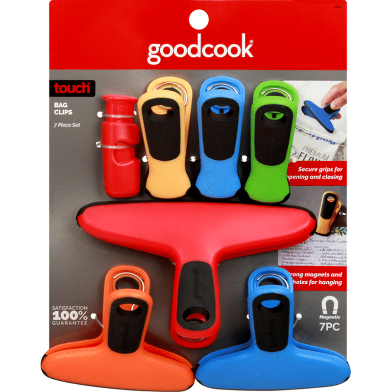 GoodCook Bag Clips, Magnetic, 7 Piece Set (1 each) Delivery or Pickup ...