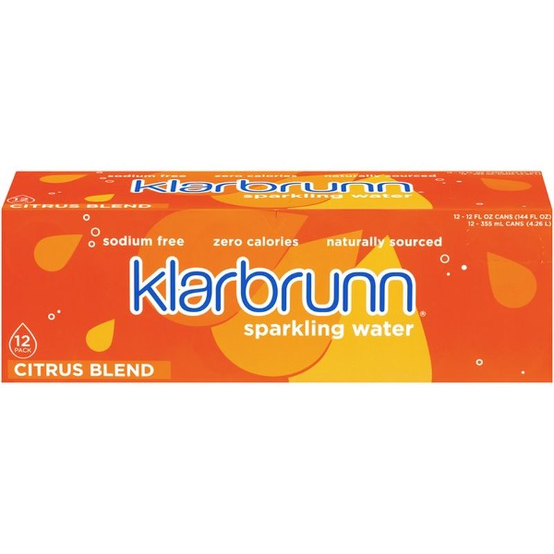 Klarbrunn Citrus Blend Sparkling Water (12 fl oz) - Instacart