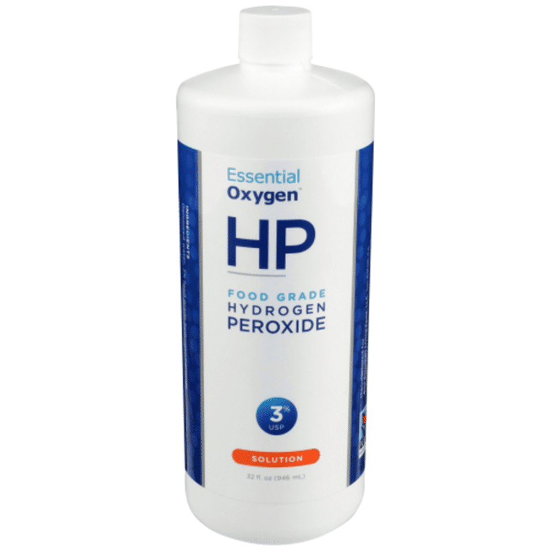 Essential Oxygen HP Hydrogen Peroxide, Food Grade, 3% (32 oz) - Instacart