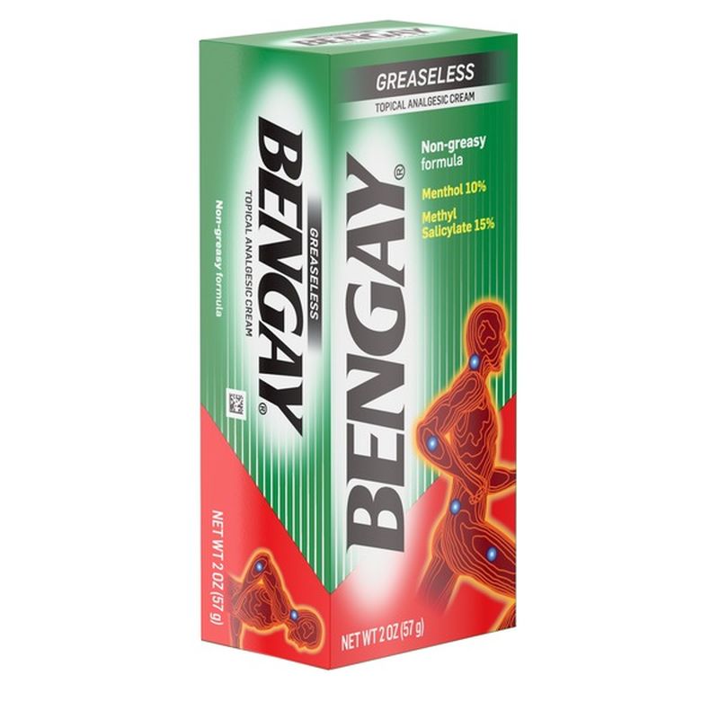 Bengay Greaseless Pain Relieving Cream (2 oz) - Instacart