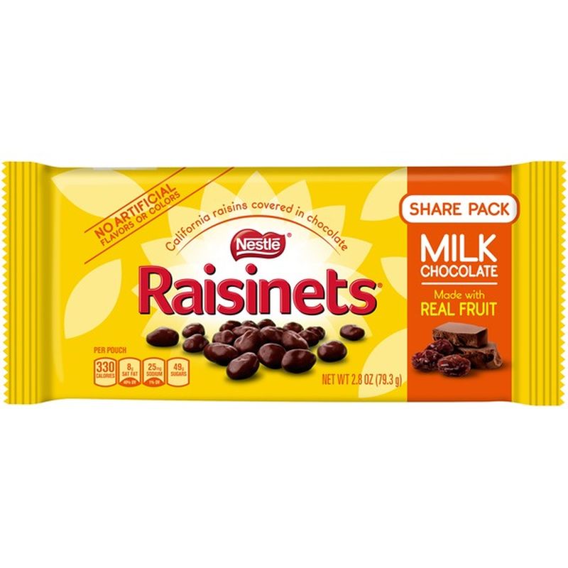 Raisinets Sun-ripened, plump juicy California raisins tucked in rich ...