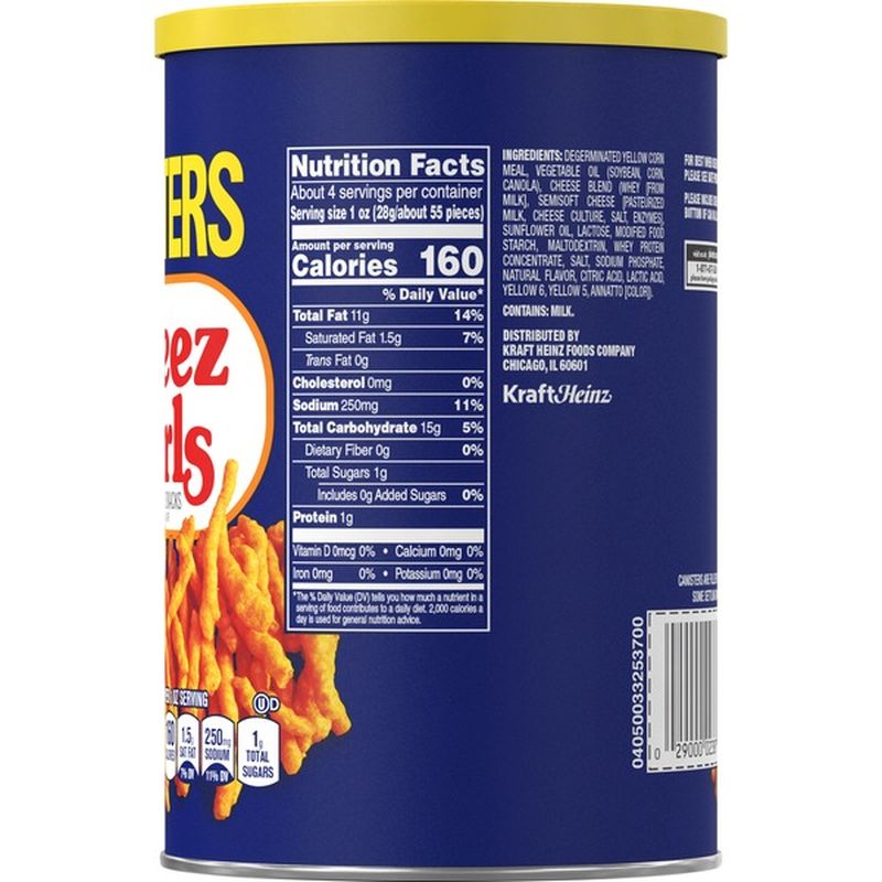 Planters Cheez Curls Cheese Flavored Snacks (4 oz) - Instacart
