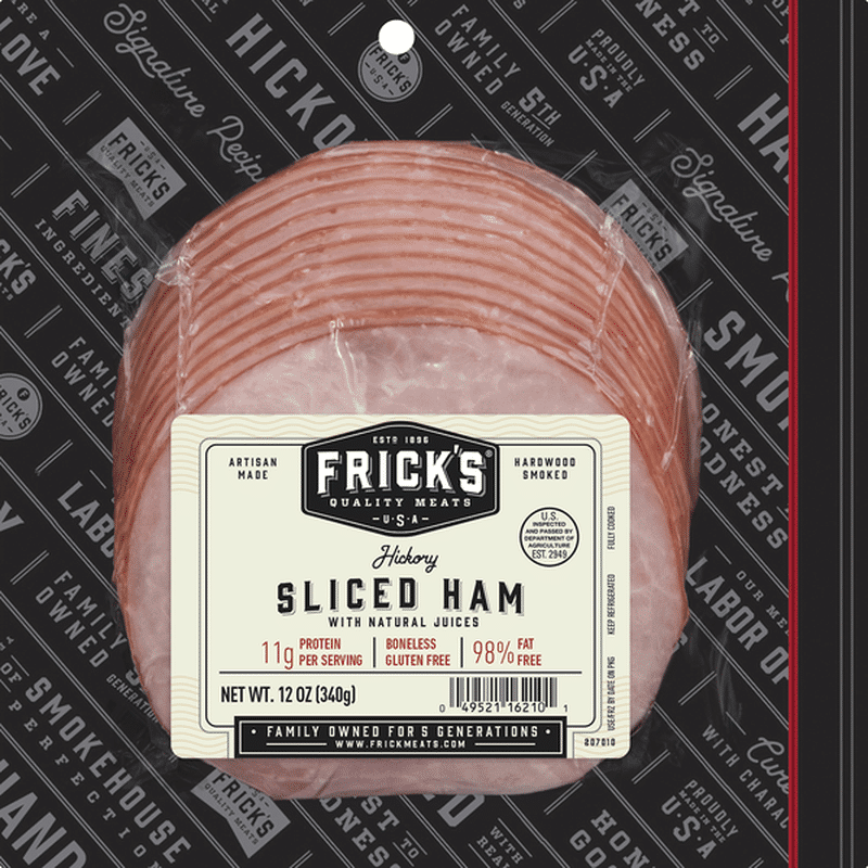 Fricks Sliced Ham, Hickory (12 oz) - Instacart