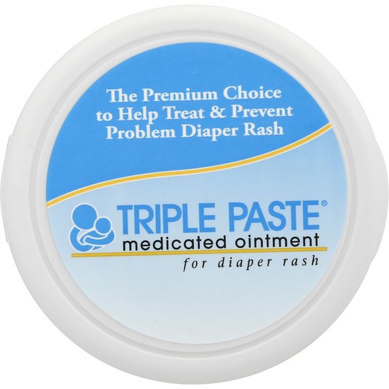 Triple Paste Medicated Ointment, for Diaper Rash (8 oz) - Instacart