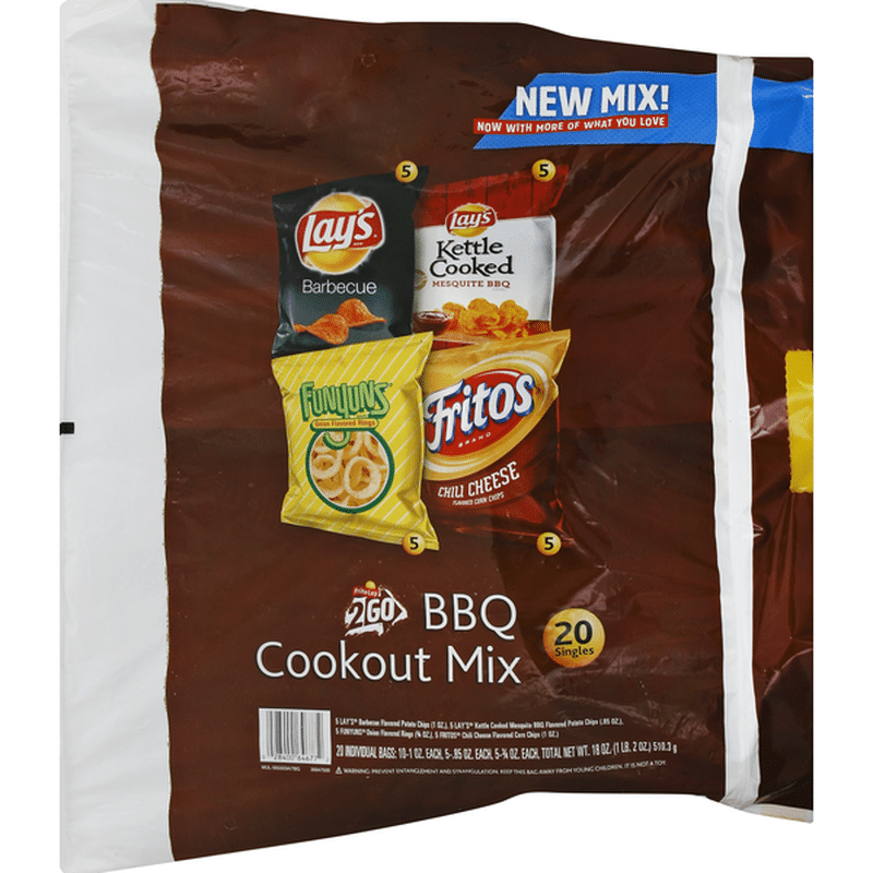 Frito Lay's Fritolay Bbq Cookout Mix Variety Pack (0.9 oz) - Instacart