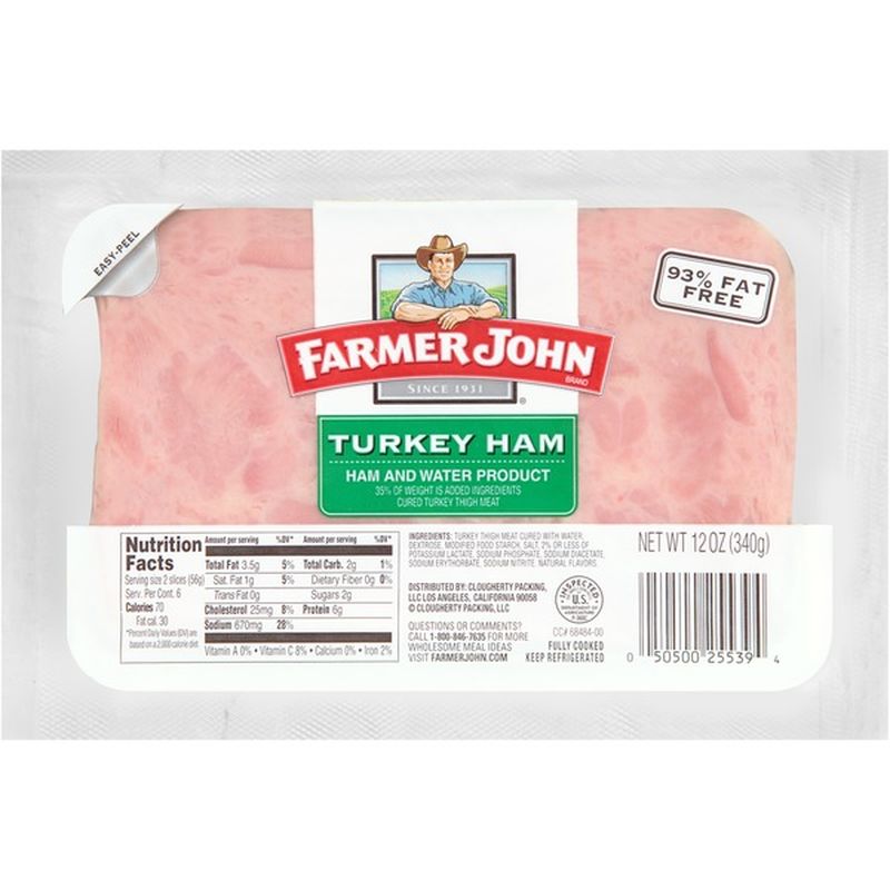 Farmer John Turkey Ham (12 oz) - Instacart