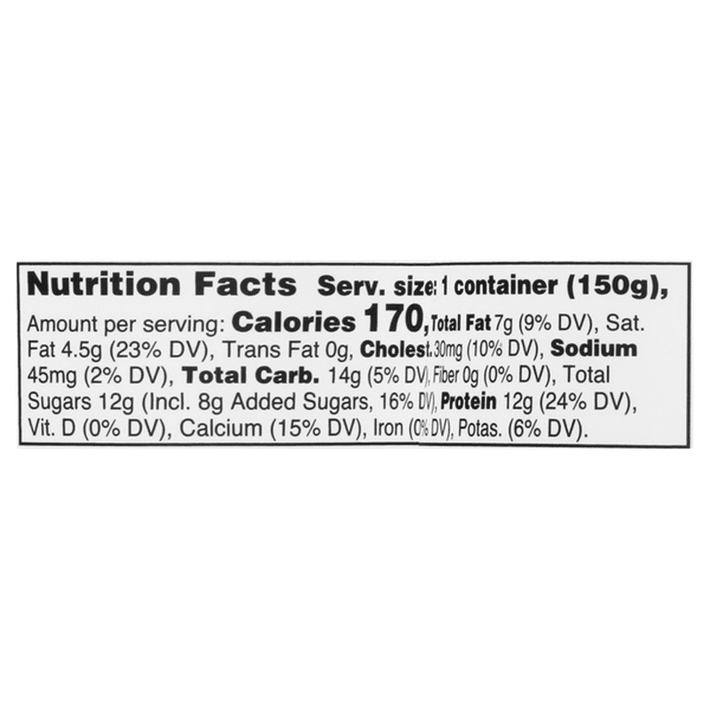 noosa Yoghurt, Finest, Greek, Vanilla Bean, Blended (5.3 oz) - Instacart