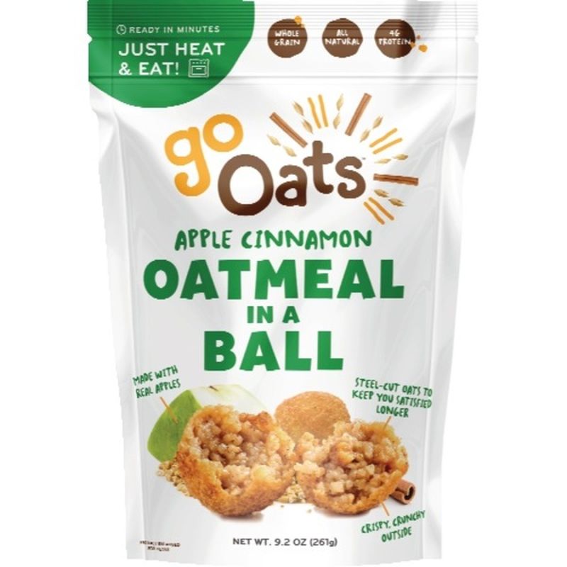 Go Oats Apple Cinnamon Oatmeal in a Ball (9.2 oz) - Instacart