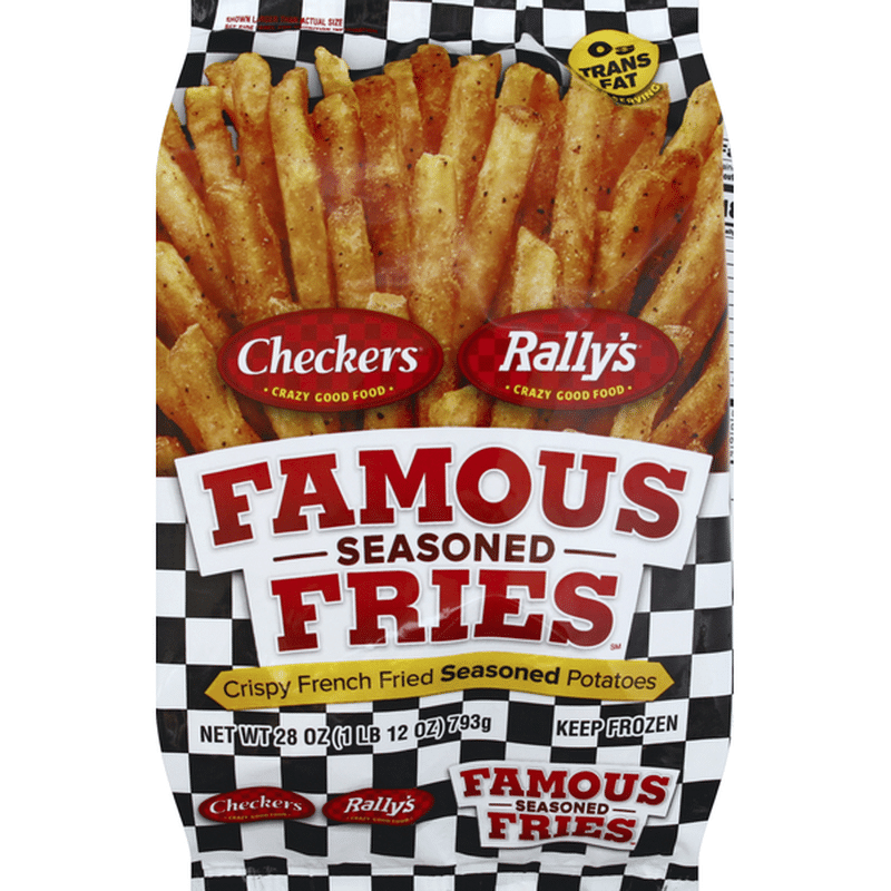 Checkers & Rally's Fries, Famous, Seasoned (28 oz) - Instacart