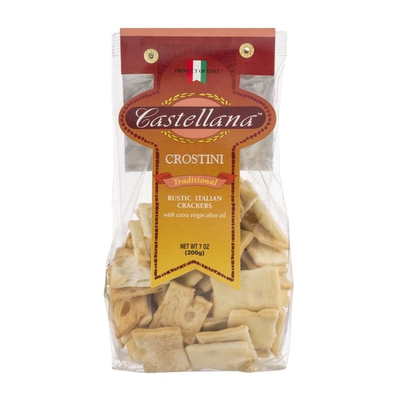 Castellana Crostini Rustic Italian Crackers Traditional (7 oz) - Instacart