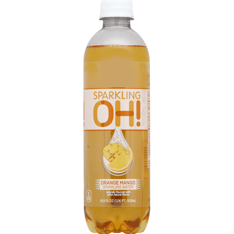 Sparkling OH Sparkling Water, Orange Mango (16.9 oz) - Instacart