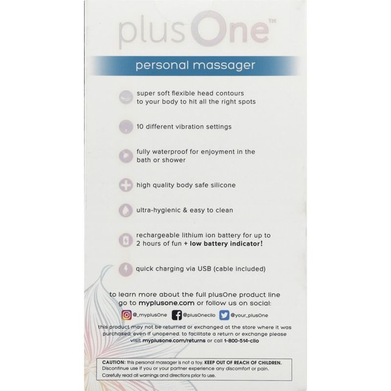 plusOne Personal Massager (1 each) - Instacart