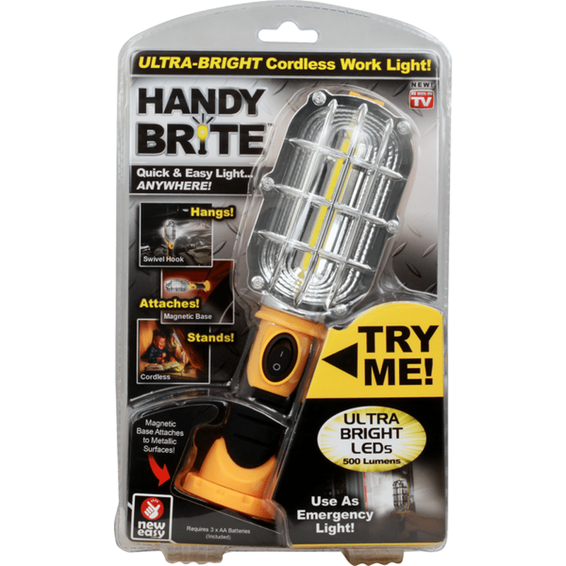 Handy Brite Work Light, Ultra-Bright, Cordless (1 each) - Instacart