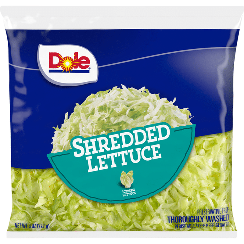 Dole Lettuce, Shredded (8 oz Package) - Instacart