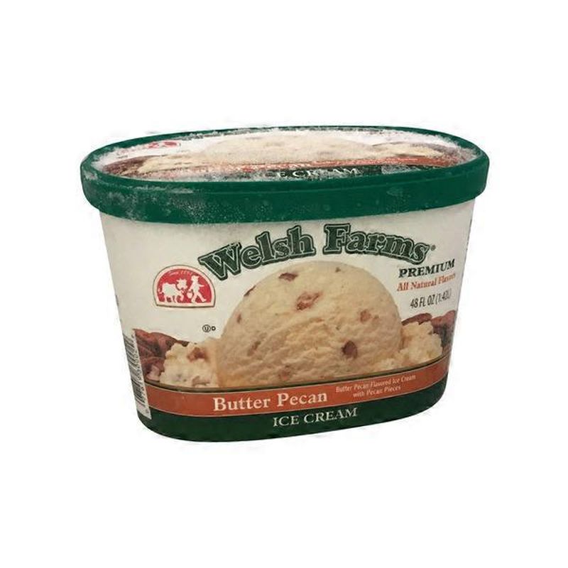 Welsh Farms Butter Pecan Ice Cream (48 fl oz) - Instacart