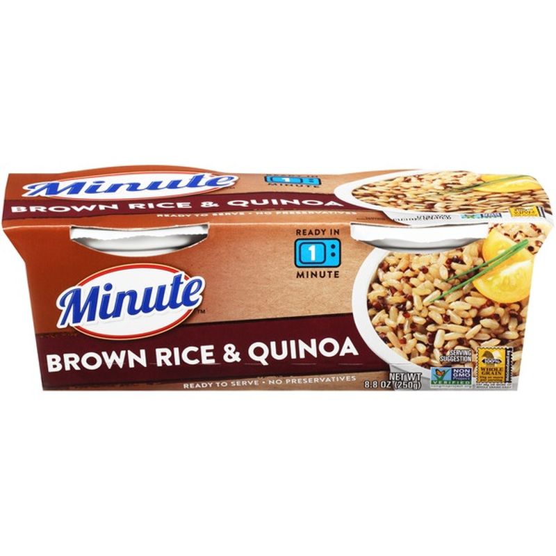 Minute Rice Ready To Serve Brown Rice & Quinoa (4.4 oz) Delivery or ...