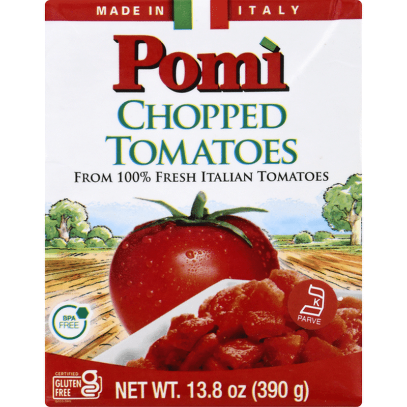 Pomi Tomatoes, Chopped (13.8 oz) - Instacart
