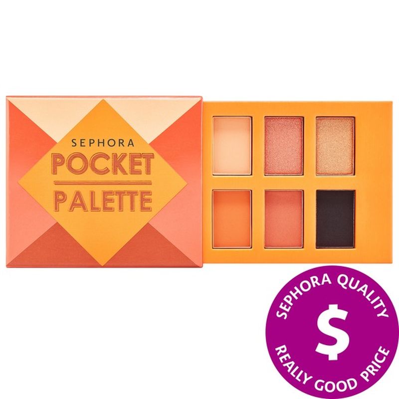 SEPHORA COLLECTION Orange Mini Pocket Eyeshadow Palette (0.0035 oz ...