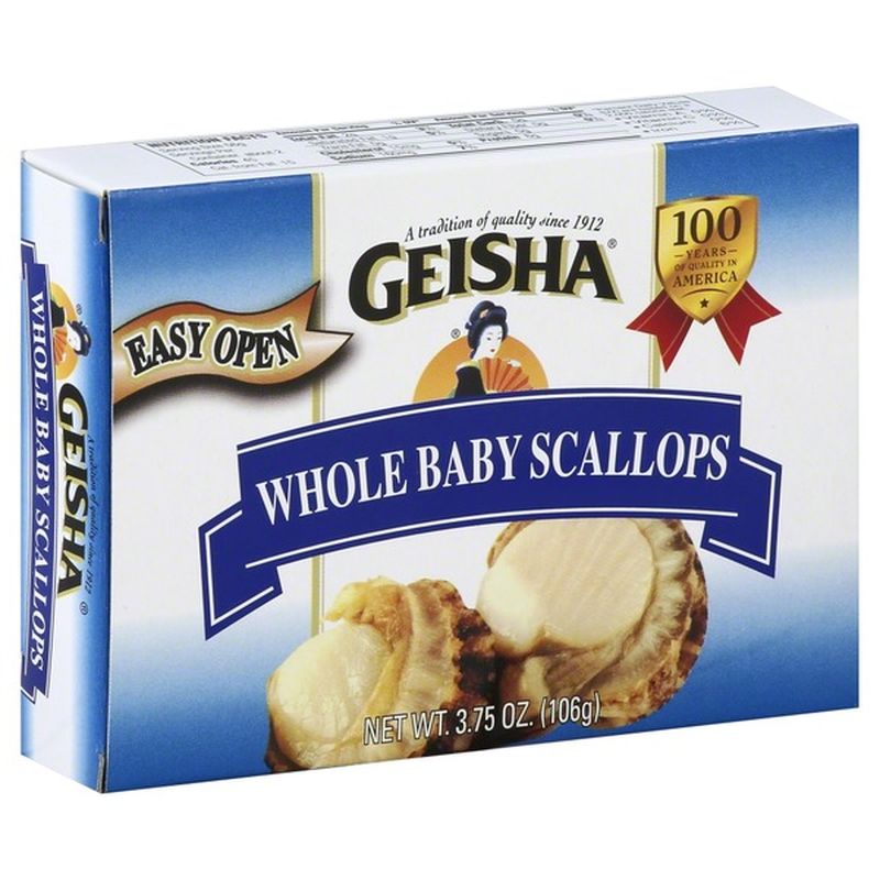 Geisha Scallops, Whole Baby (3.75 oz) - Instacart