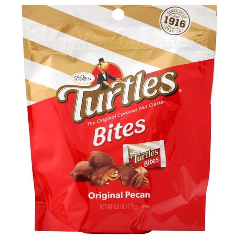 DeMet's Turtles, Original Pecan, Bites (6.3 oz) - Instacart
