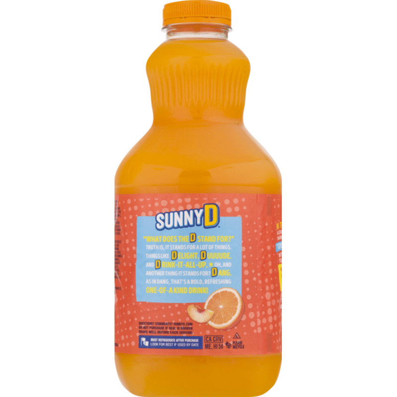 Sunny D Citrus Punch Orange Peach (64 fl oz) - Instacart