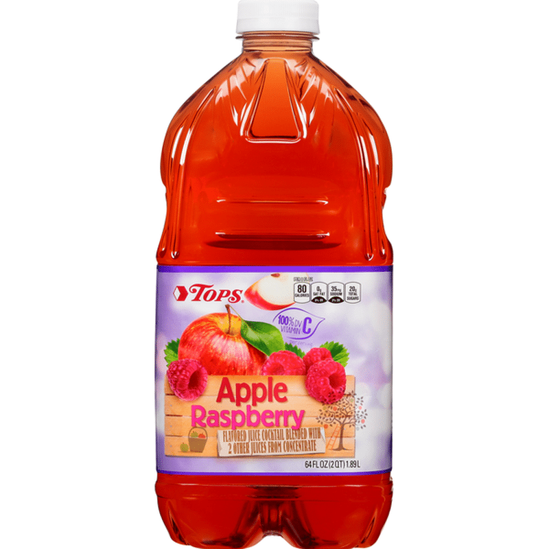 Tops Juice Cocktail, Apple Raspberry Flavored (64 oz) - Instacart