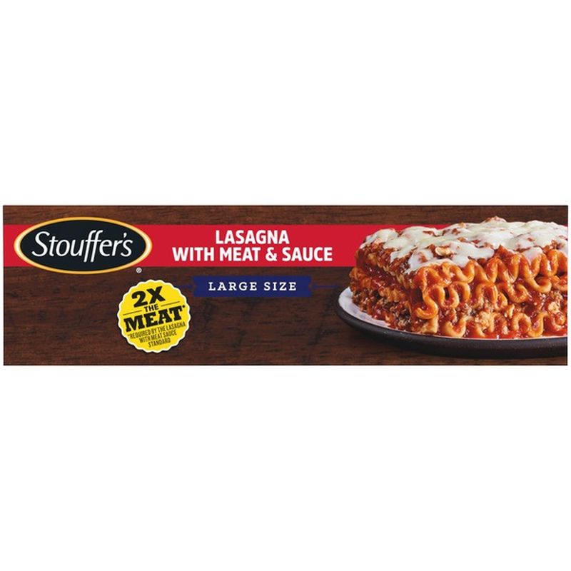 Stouffer's Lasagna with Meat & Sauce Frozen Meal (19 oz) - Instacart