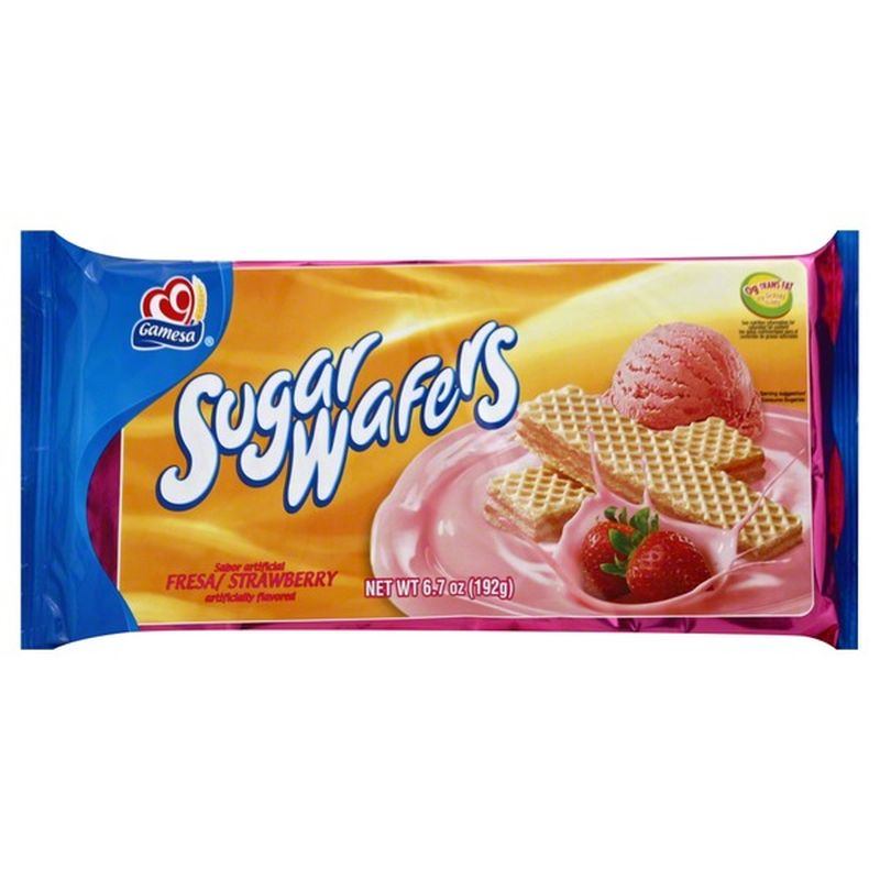 Gamesa Strawberry Flavored Sugar Wafers (6.7 oz) - Instacart