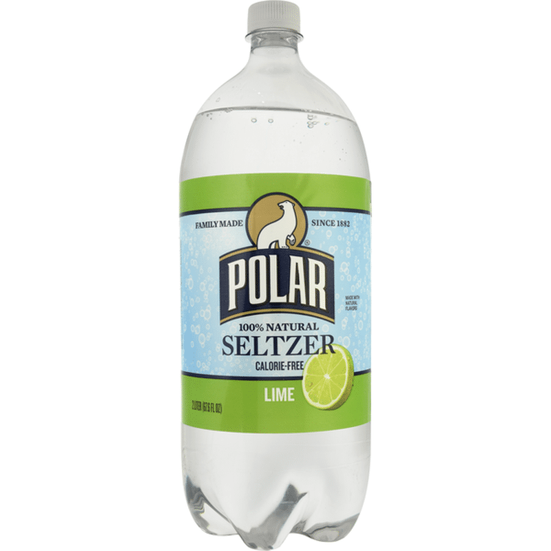 Polar Seltzer, 100% Natural, Lime (2 L) - Instacart