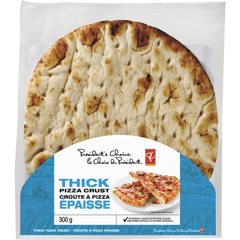 President's Choice Original Thick Pizza Crust (300 g) - Instacart
